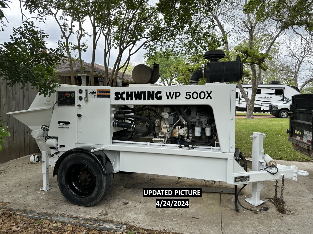 SOLD - 1999 WP 500X Schwing - Global Concrete Pumps