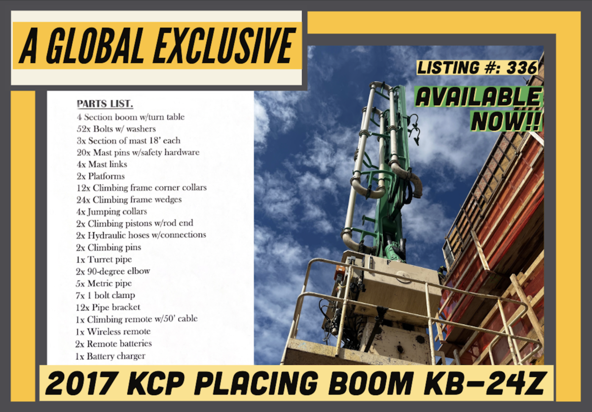 2017 KCP KB-M24Z - Global Concrete Pumps