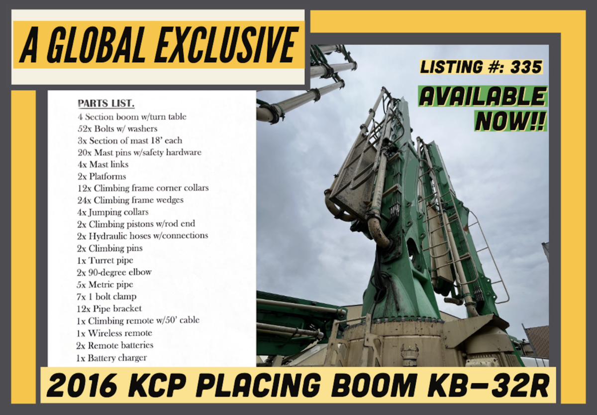 2016 KCP KB-M32R - Global Concrete Pumps