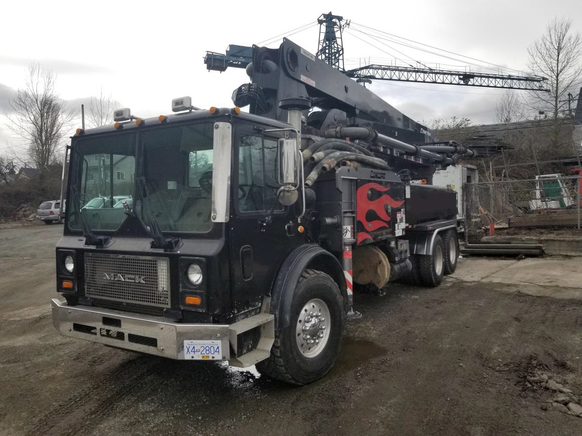 2006 38m Concord on 2006 Mack | Global Concrete Pumps
